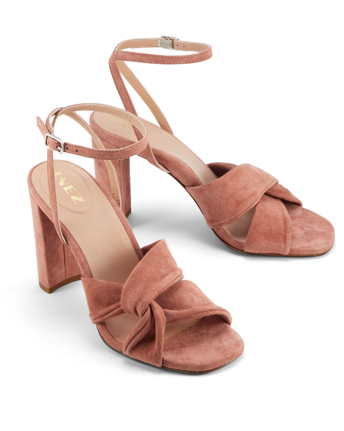 Isabel: Clay Pink Suede — INEZ